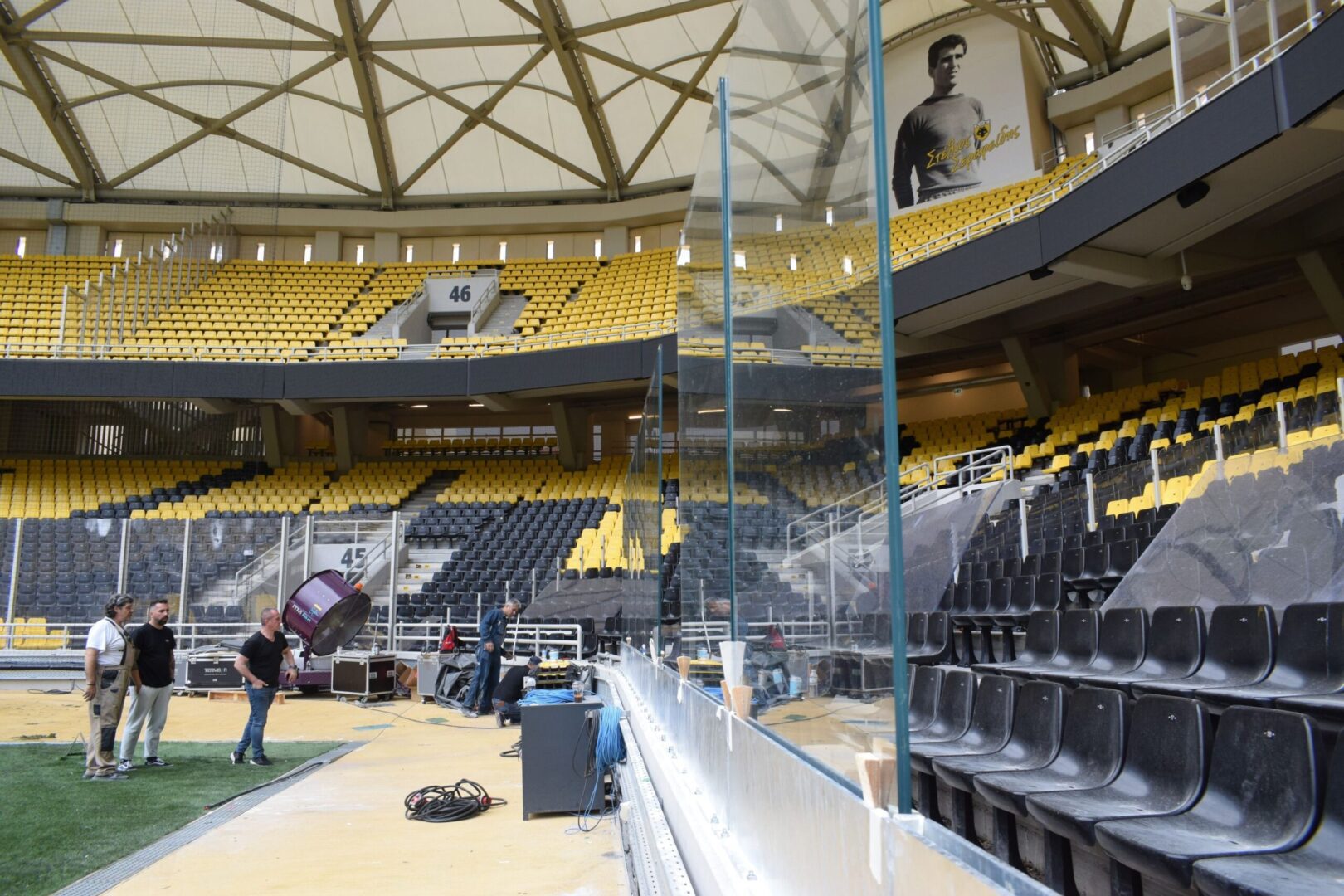 «OPAP Arena»: Αυτό είναι το νέο υλικό που χρησιμοποιείται αντί των ...